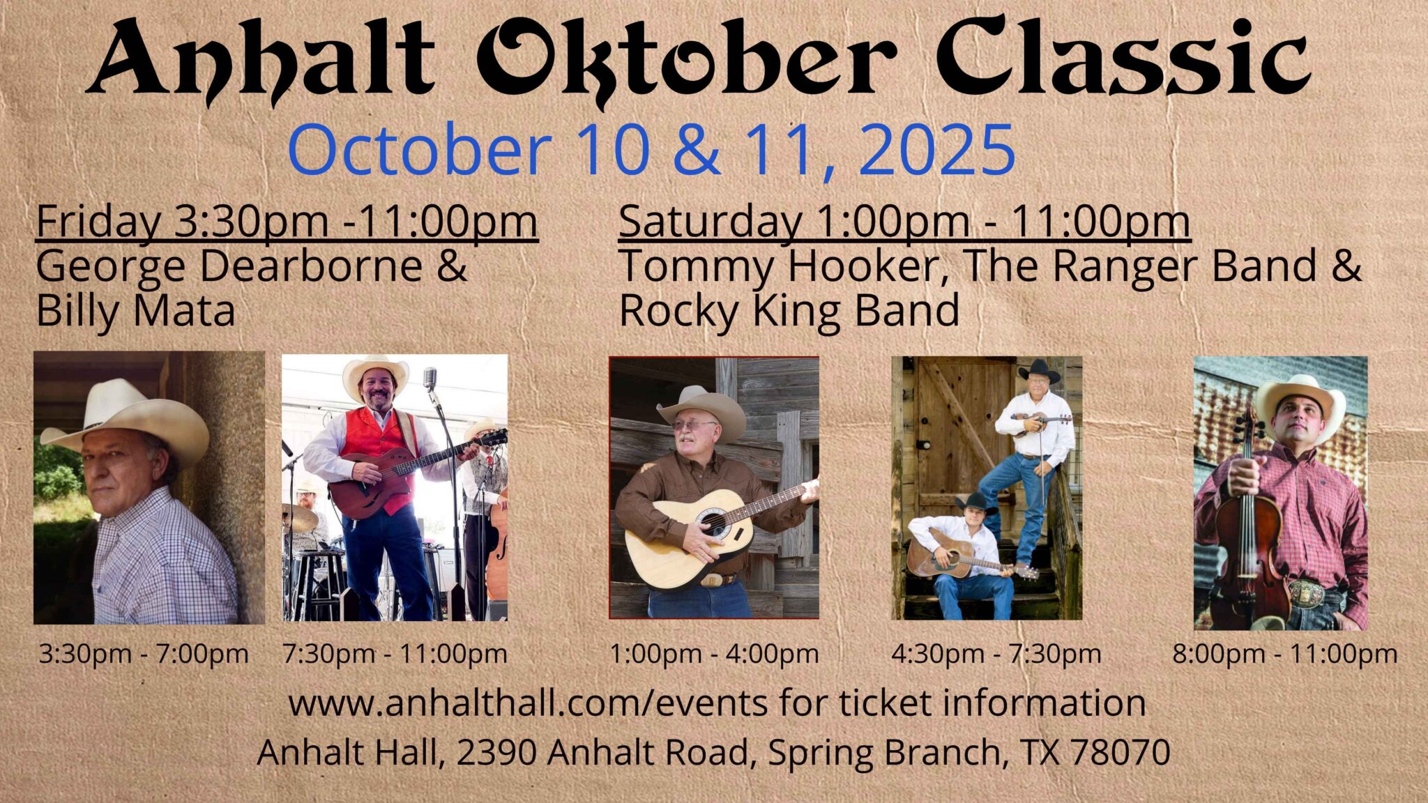 2025 Anhalt Oktober Classic – Welcome to Anhalt Hall