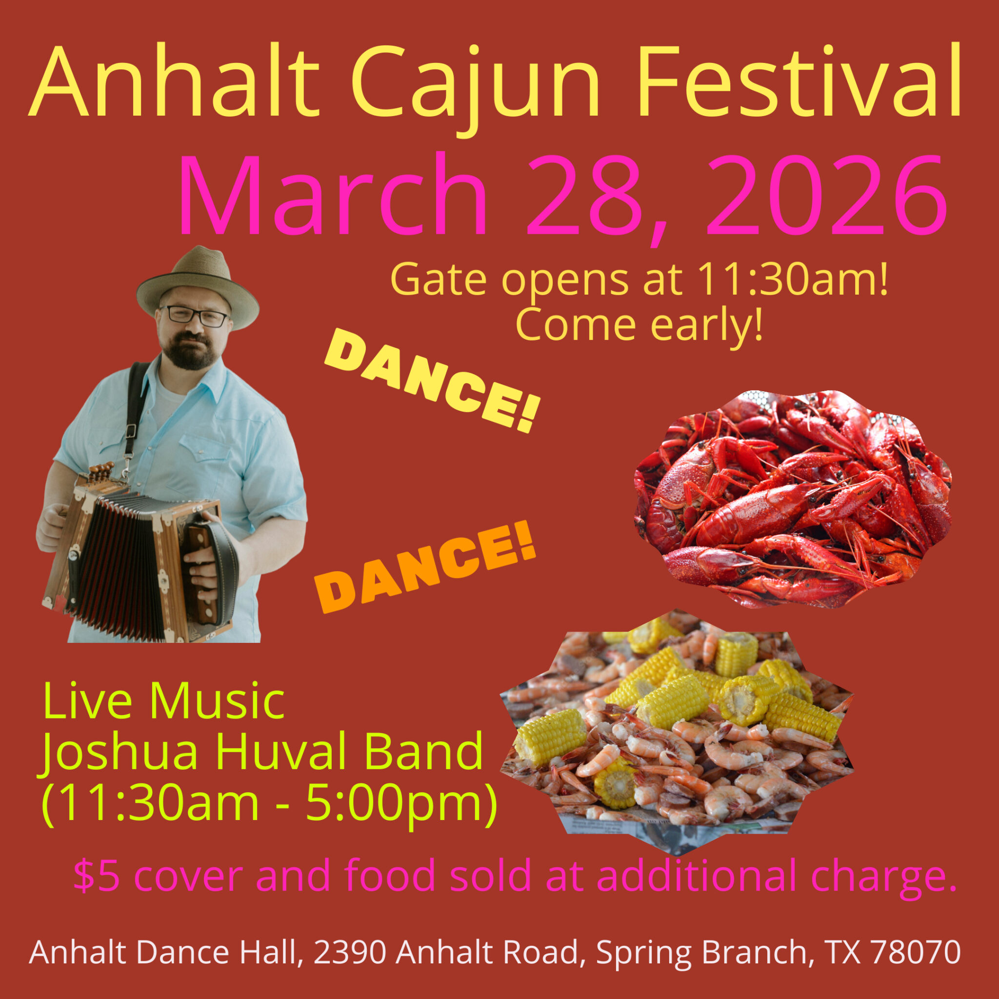 Anhalt Cajun Festival – Welcome to Anhalt Hall